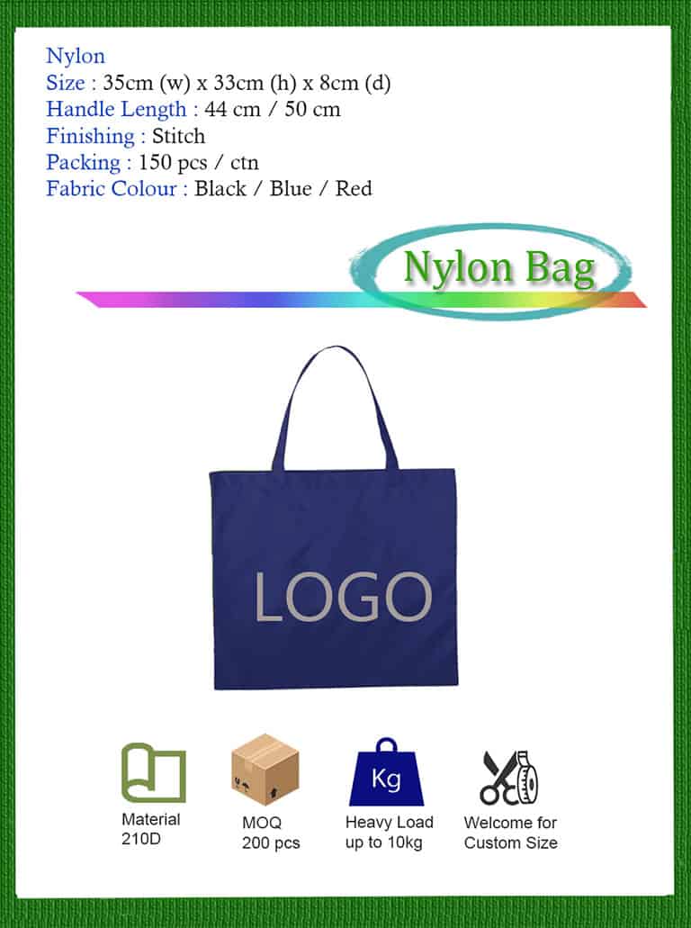 Nylon Bag Supplier Malaysia - Nylon Printing Malaysia